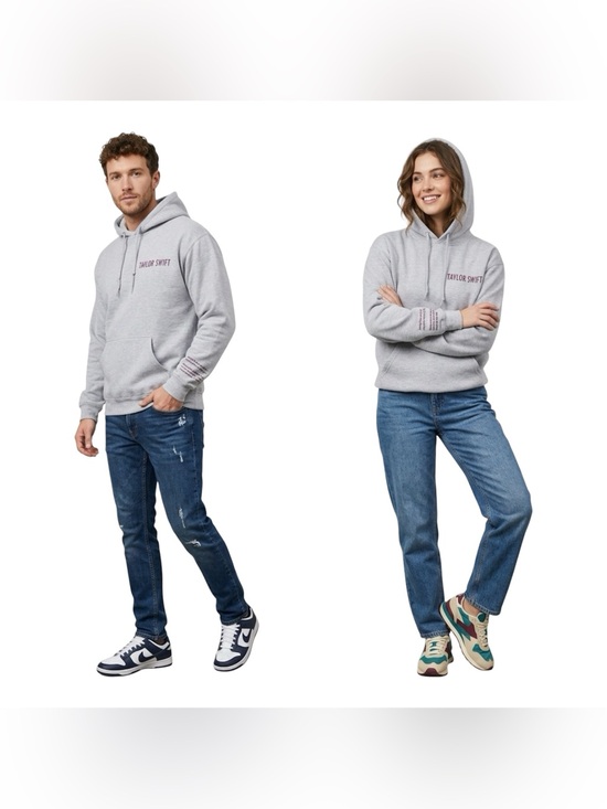 Taylor Swift | Shirts | Taylor Swift Gray Red Taylors Version Hoodie ...